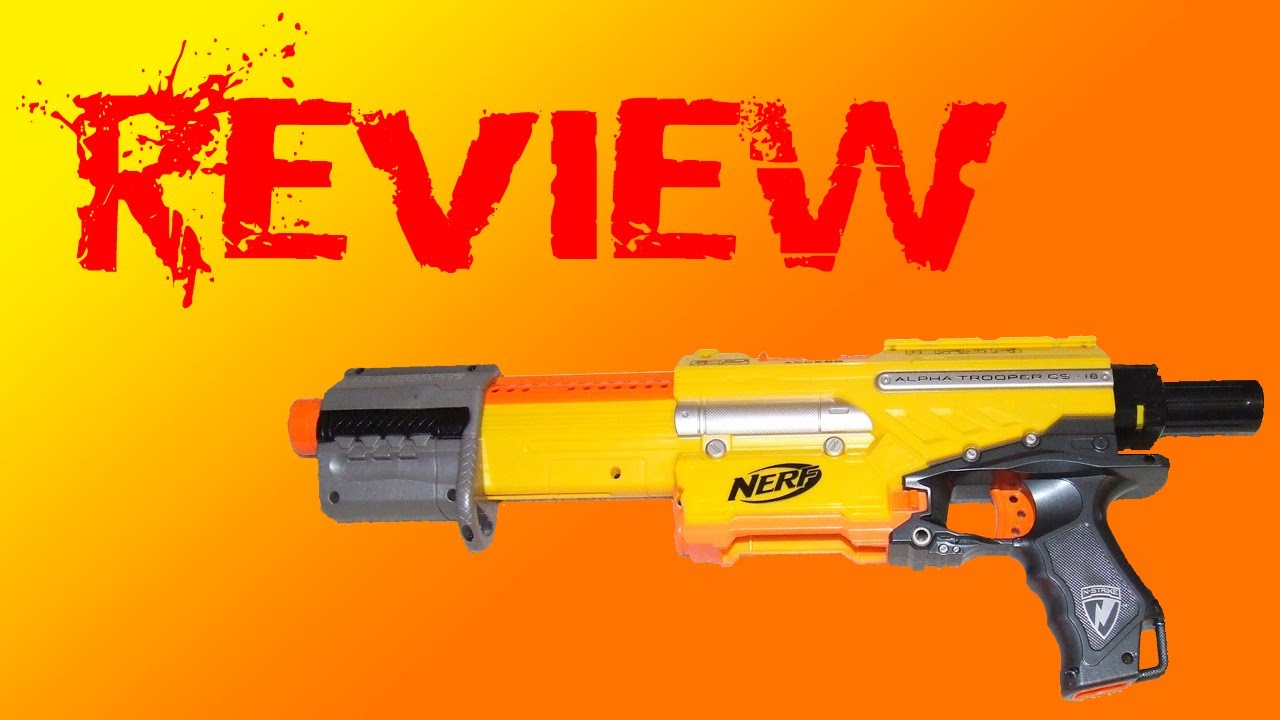 Review NERF Alpha Trooper CS-18 en español - YouTube