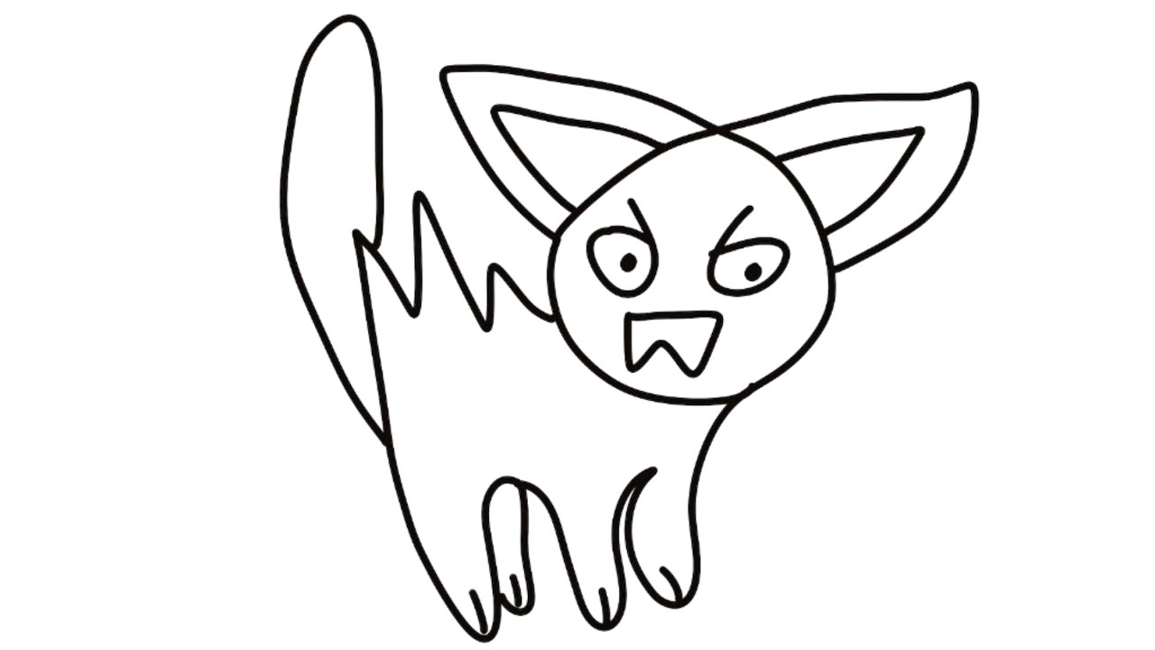How To Draw a Angry Cat - YouTube