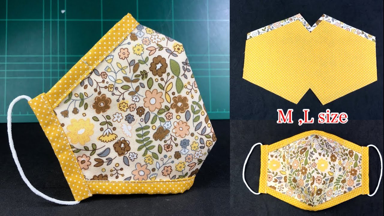 [ Cute mask ] How to make a Face mask | DIY Fabric Face mask. - YouTube