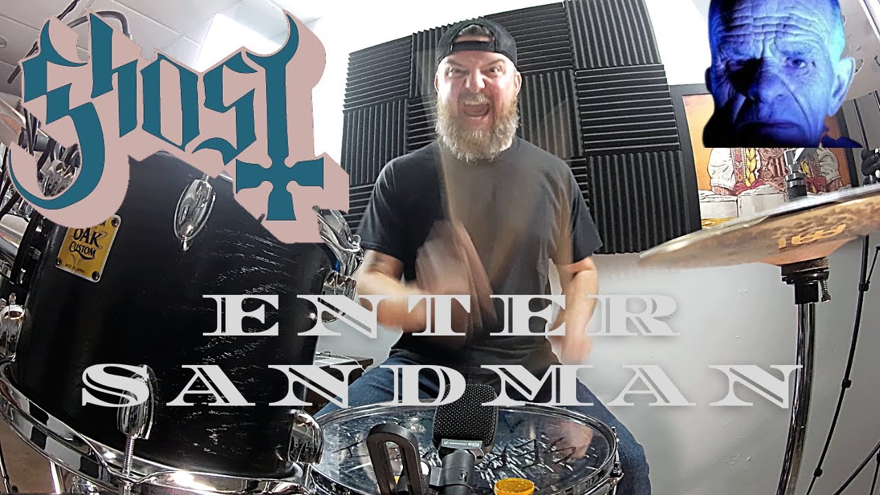 Ghost - Enter Sandman from The Metallica Blacklist [Drum Cover] - YouTube