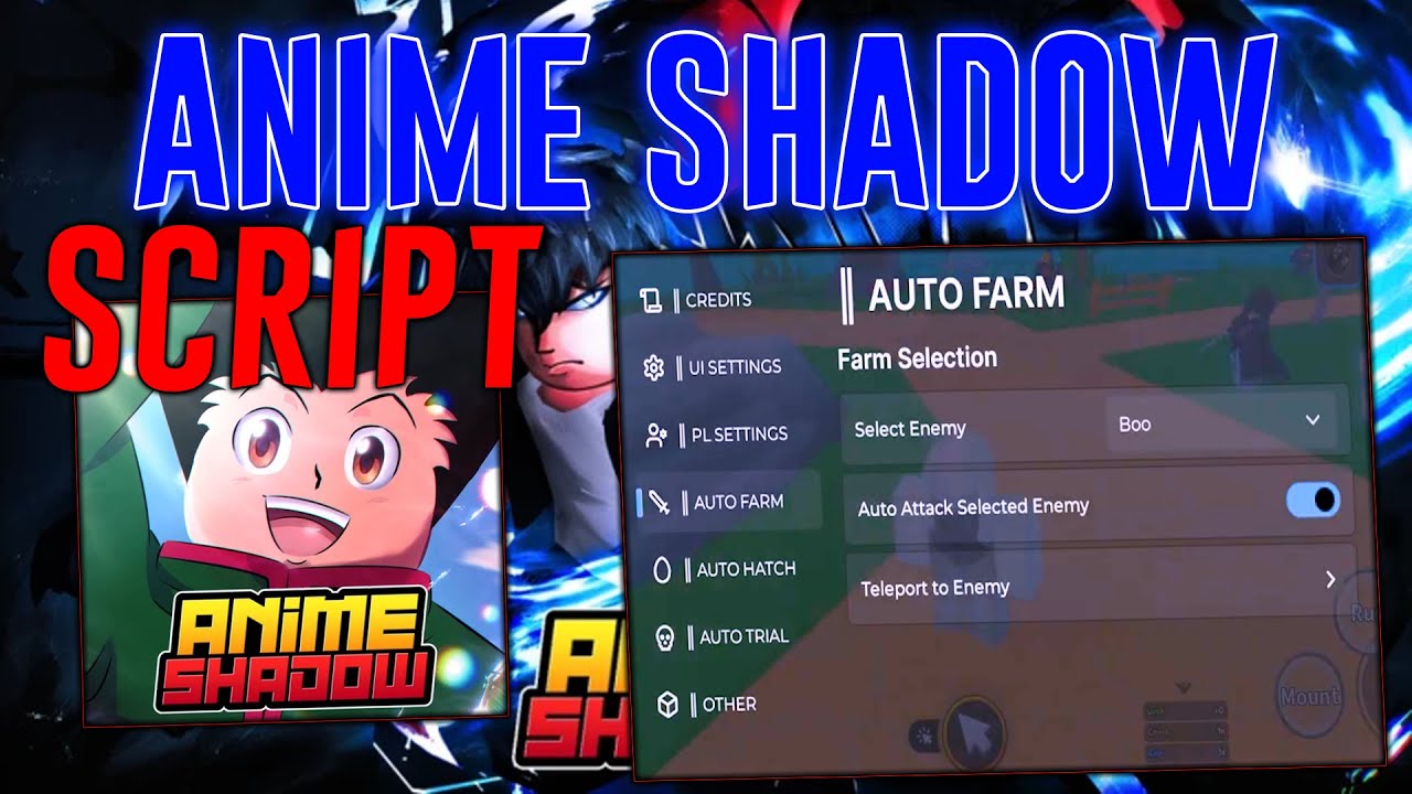 Anime Shadow Script / Hack - (Auto Farm, Instant Kill, Auto Collect ...