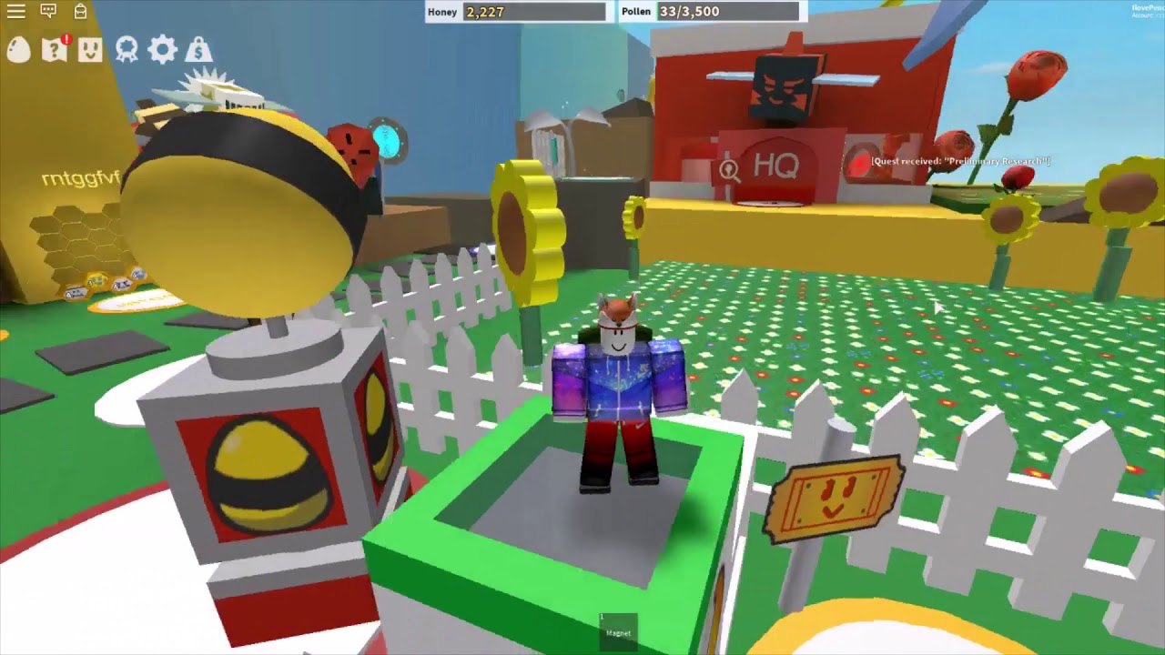 Getting the vacuum! Bee swarm simulator - YouTube