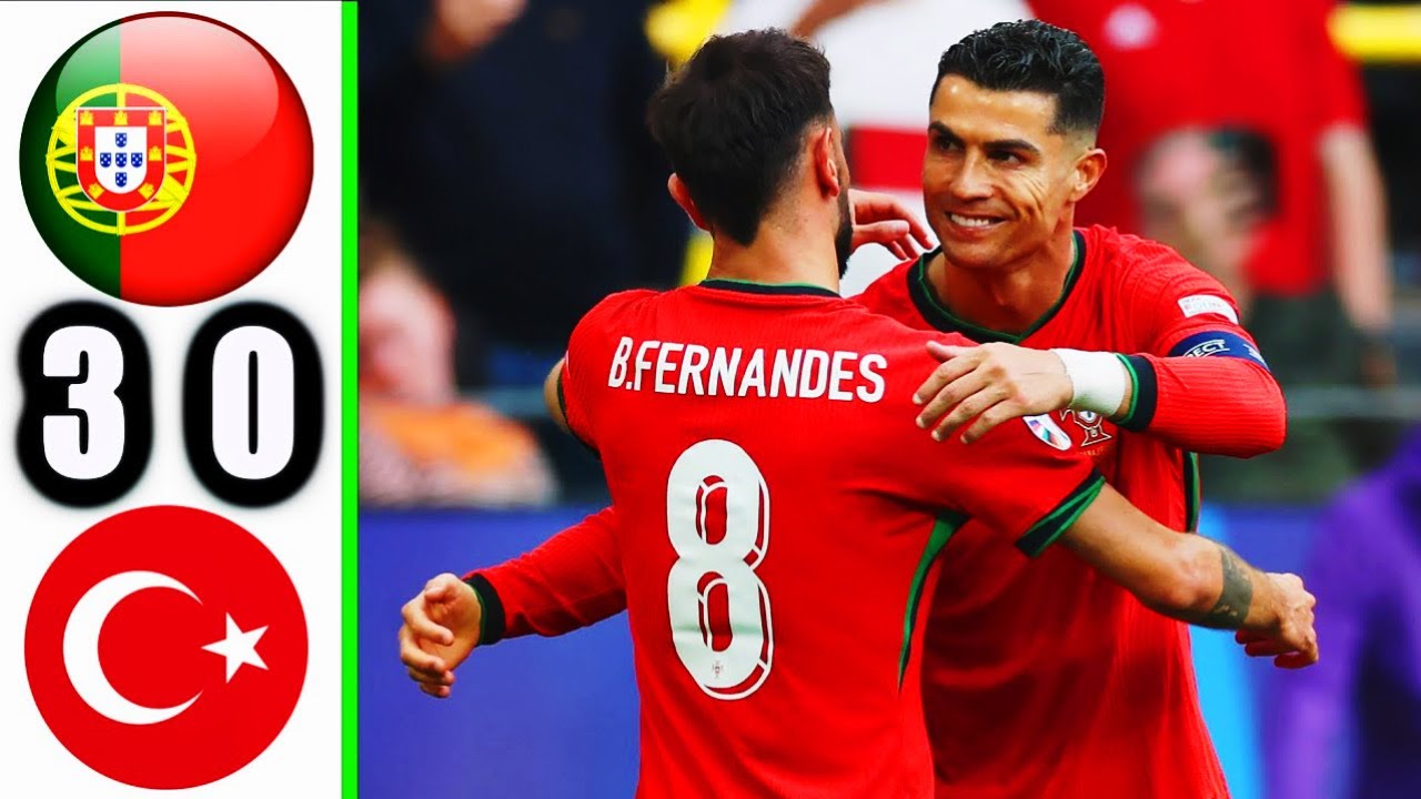 Portugal vs Turkey 3-0 Goals and Highlights Euro 2024 - YouTube