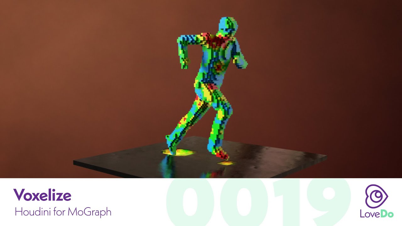 Voxelize - Houdini For MoGraph Ep0019 - YouTube