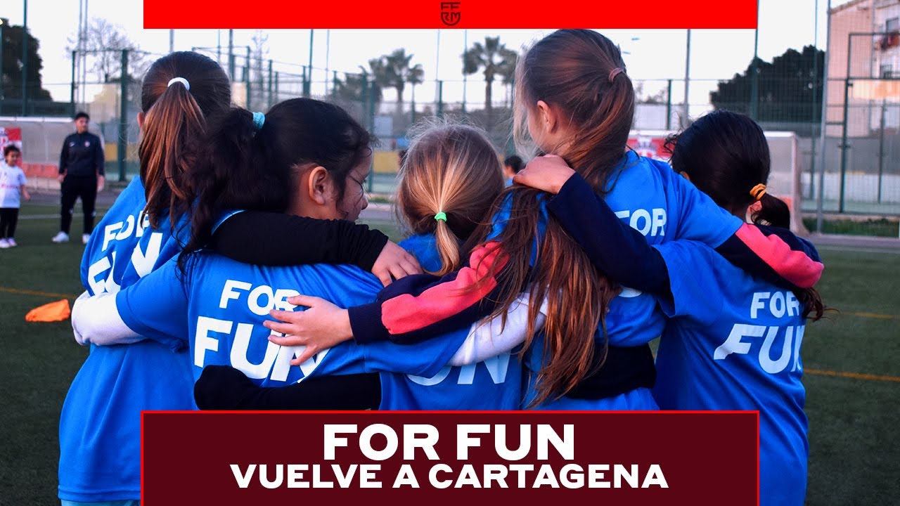 ¡Más de 300 niñas disfrutaron del For Fun en Cartagena! ⚽️ - YouTube