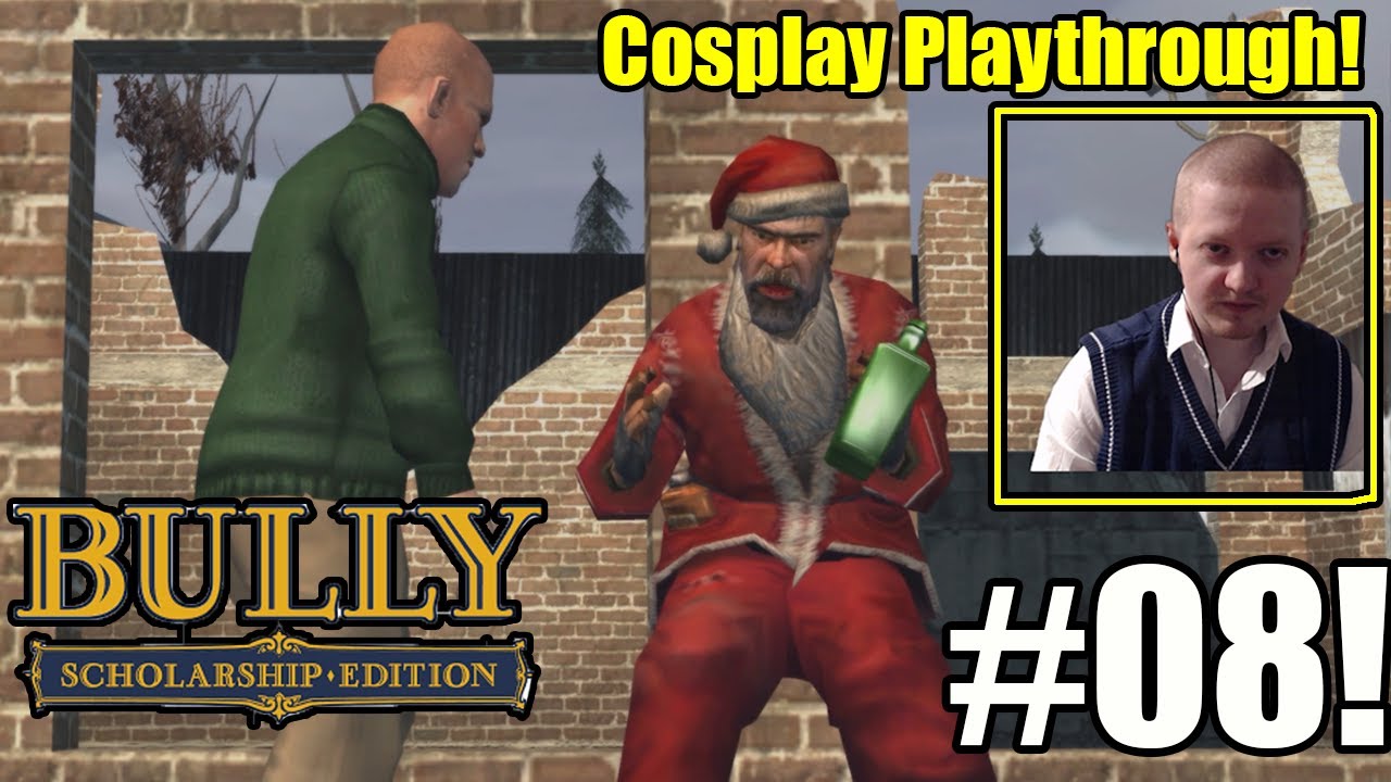 Jimmy Helps Drunk Hobo Santa Save Christmas- Bully Part 8 - YouTube