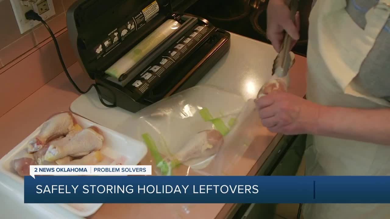 Safely storing holiday leftovers - YouTube