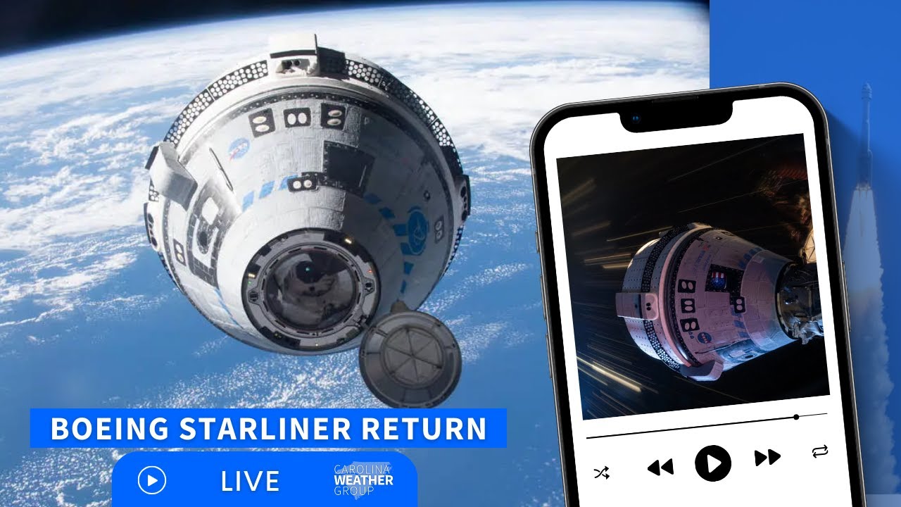 Boeing Starliner returns to Earth [Live coverage] - YouTube