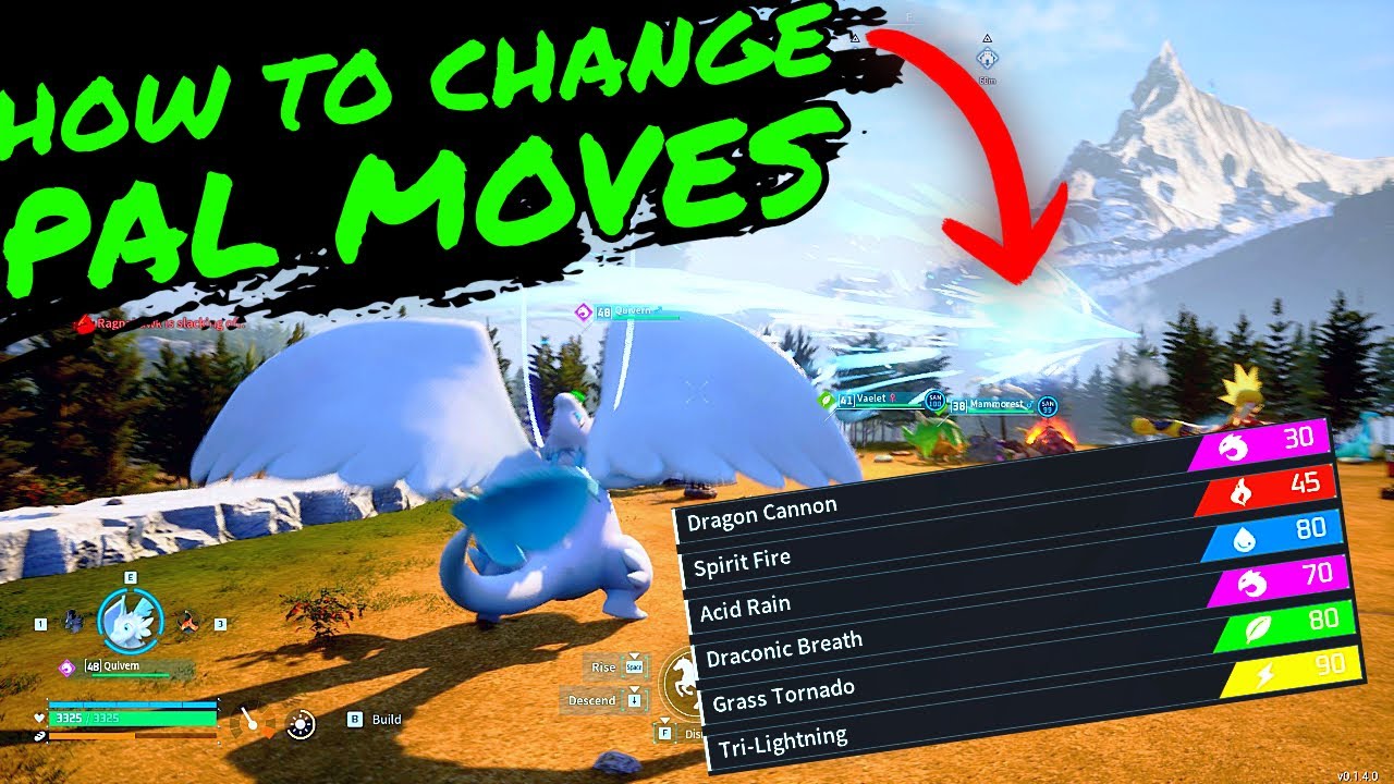 How To GIVE PALs SPECIAL MOVES in PALWORLD!!! - YouTube
