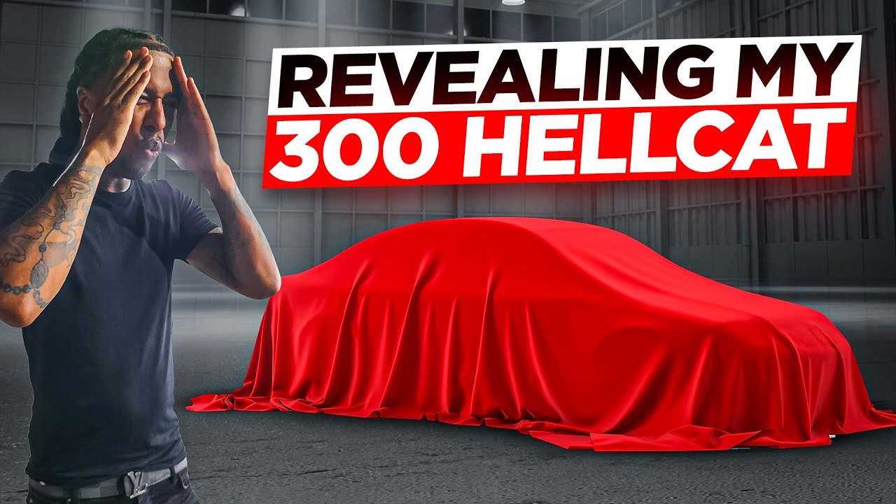 REVEALING MY CUSTOM OUTRAGEOUS PAINTED 300 HELLCAT - YouTube
