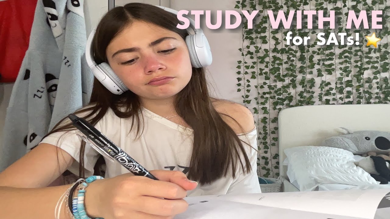 STUDY WITH ME FOR SATs ! 📚⭐️ - YouTube