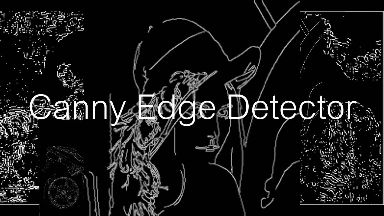 การหาขอบภาพ โดยใช้วิธีที่เรียกว่า Canny Edge Detector - YouTube