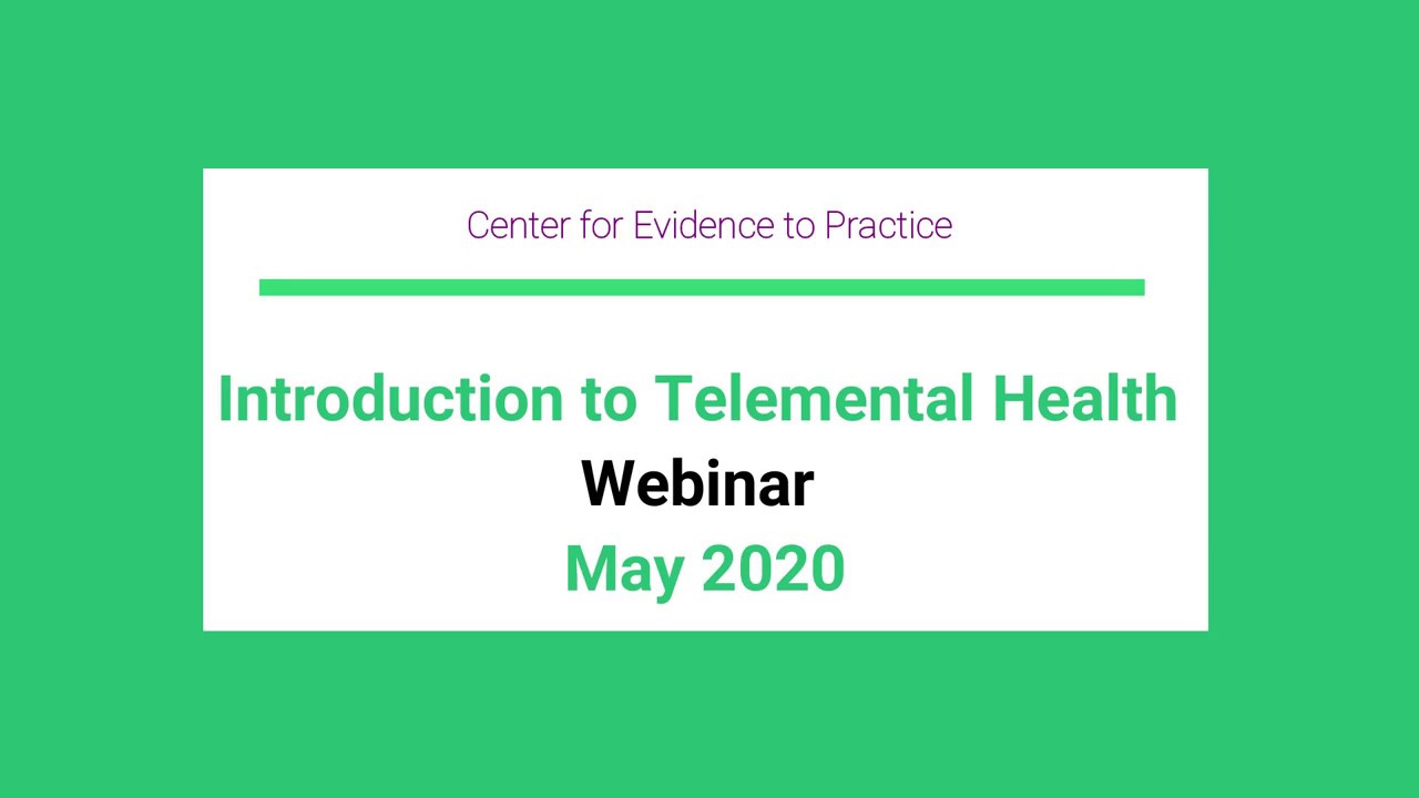 Introduction to Telemental Health - YouTube