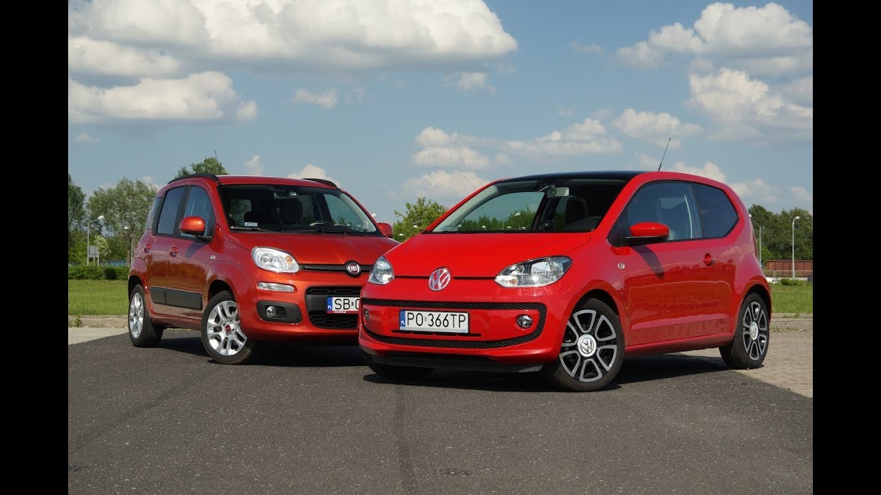 Volkswagen up! vs Fiat Panda - Kto zostanie królem miasta? - YouTube