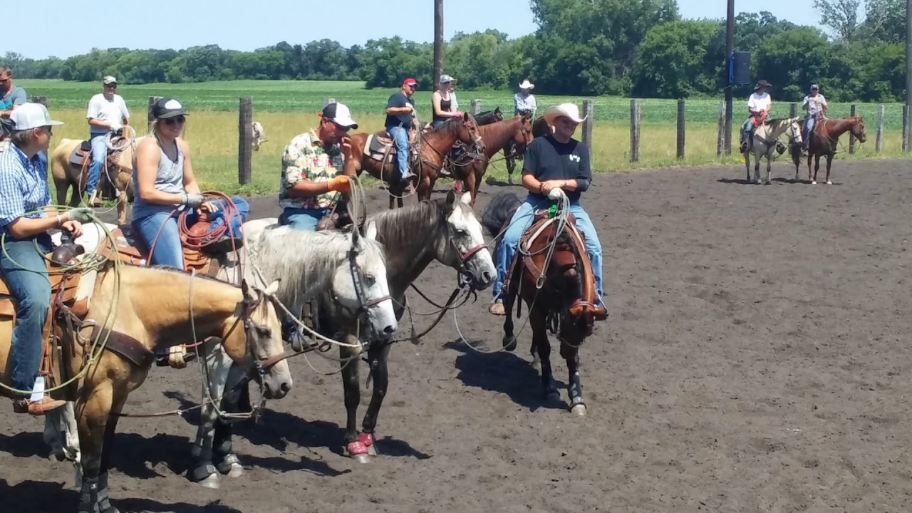 Team Roping Round Robin- Leiseth Ranch-Rockin U Ranch - YouTube
