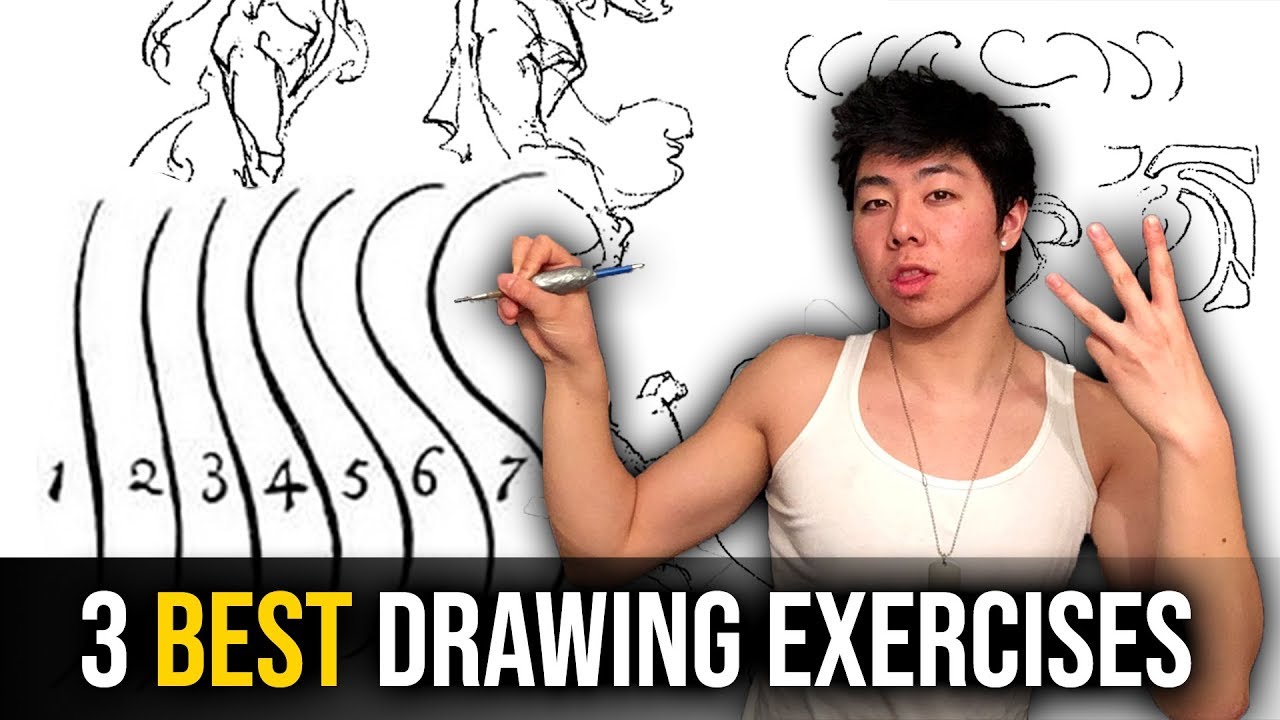 3 Best Drawing Exercises To Improve Your Art DYNAMIC LINES INSTANTLY