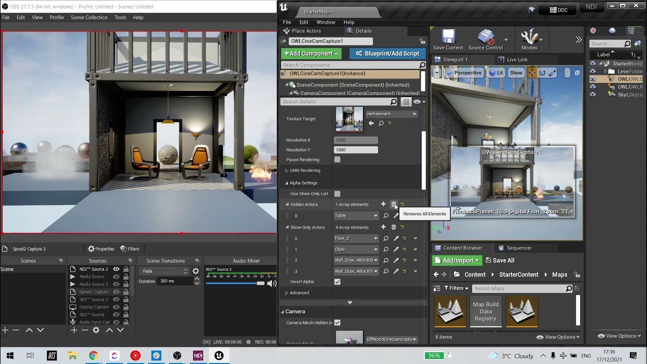 How to live-stream alpha video from Unreal Engine using NDI - YouTube