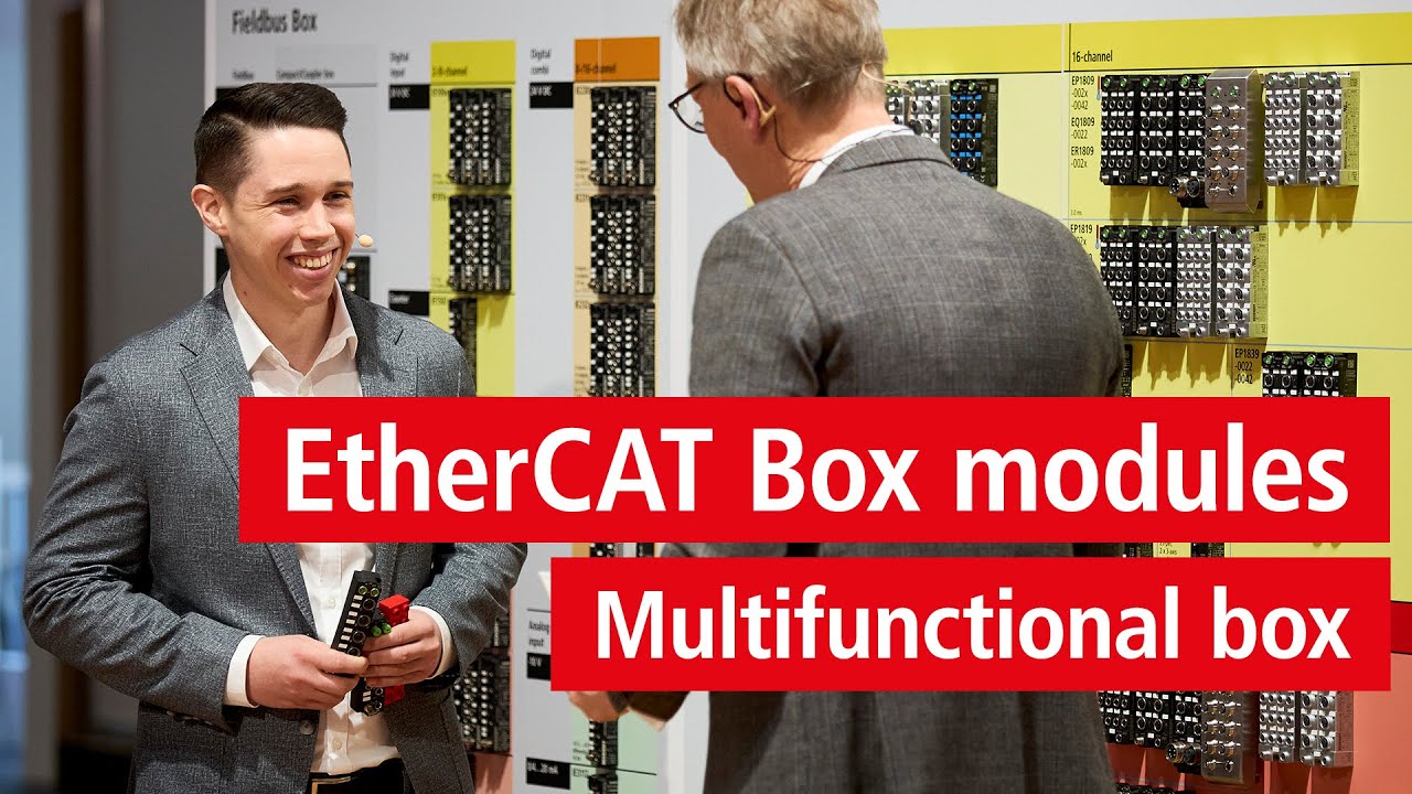 New multifunctional EtherCAT box: Combined functions in a sleek package ...
