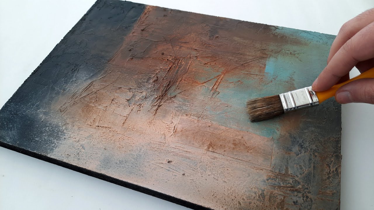 WOW!Special & EasyTexture Abstract Acrylic Painting - Layering - mixed ...