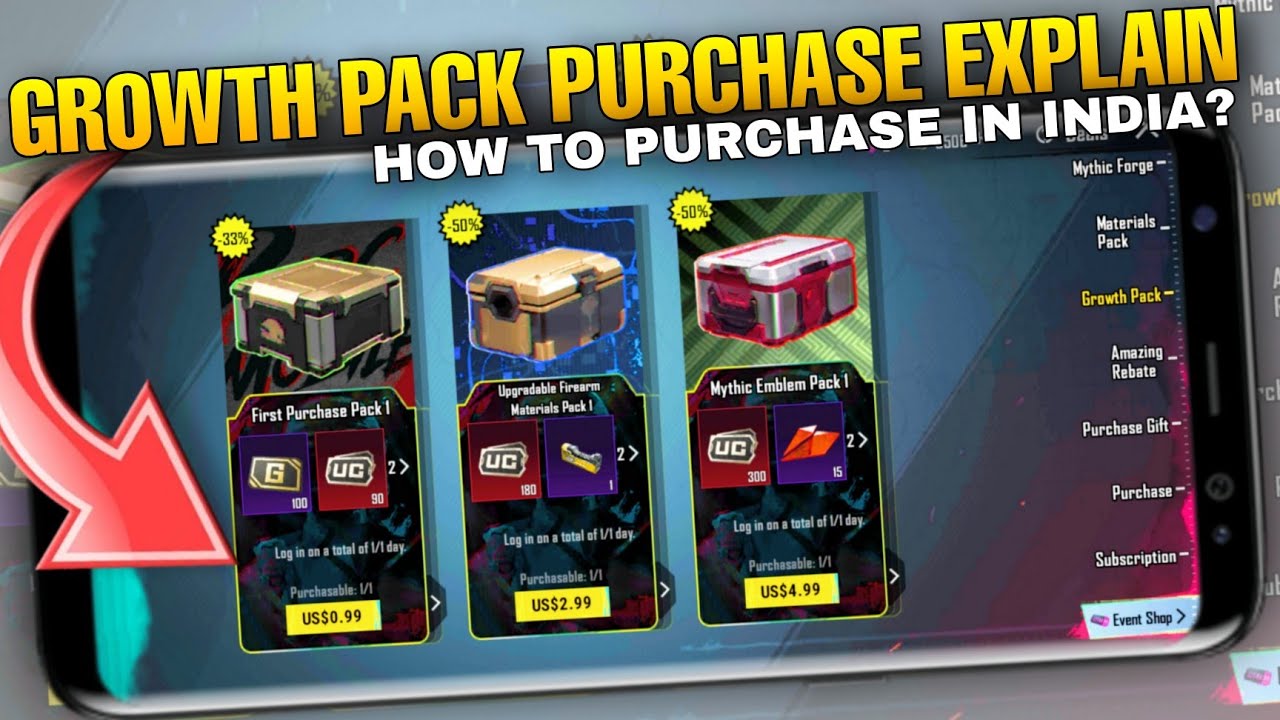 Get Free Uc in 2.9 Update Pubgmobile // Growth pack Explain // How To ...