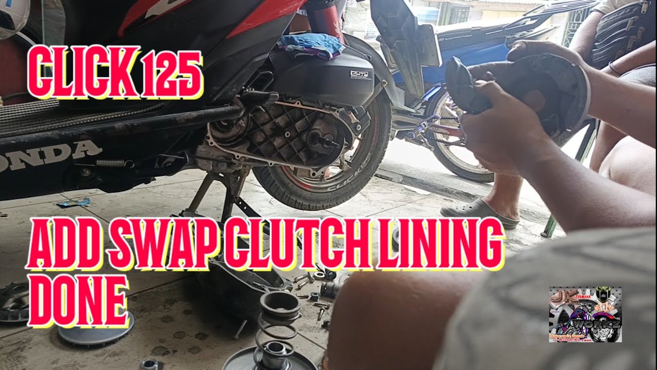 HONDA CLICK 125i ADD SWAP LINING - YouTube