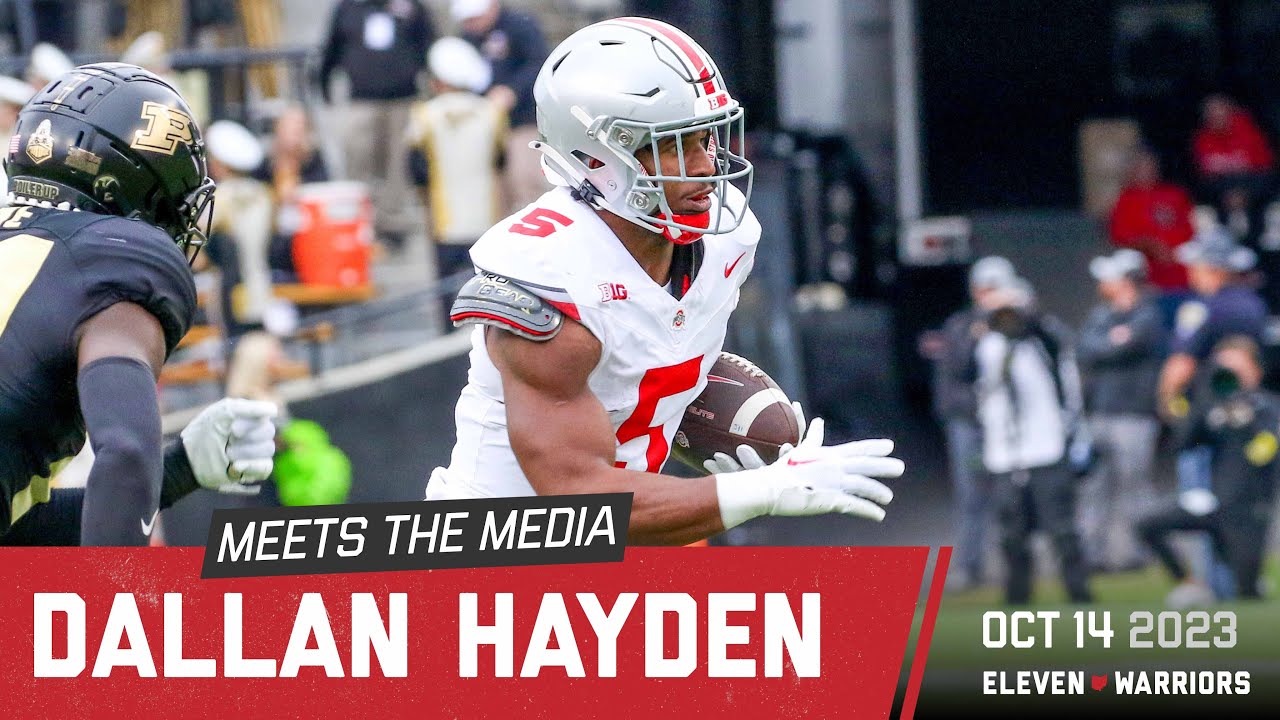 Dallan Hayden talks about his biggest game of the season in Ohio State ...