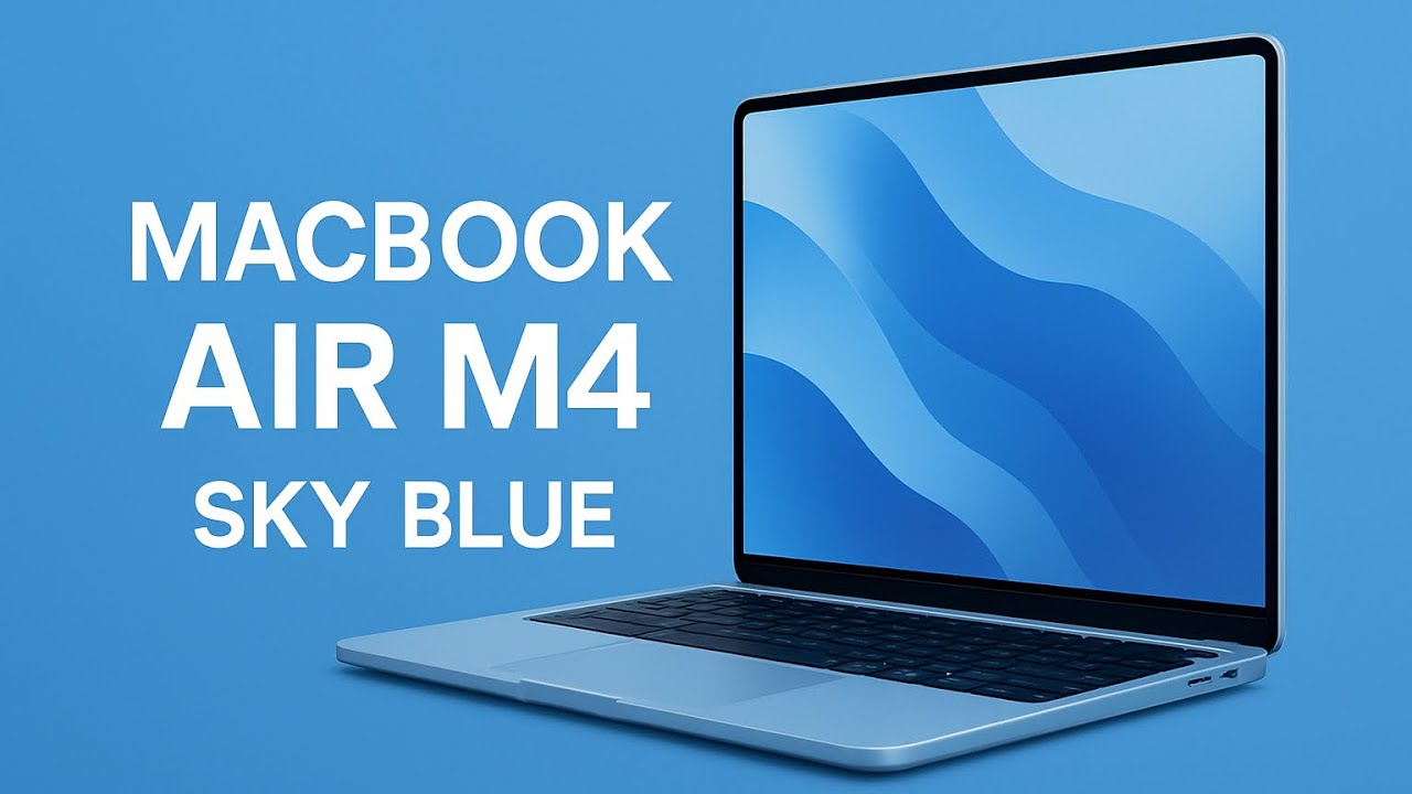 MacBook Air M4 Sky Blue – Unboxing & First Look - YouTube