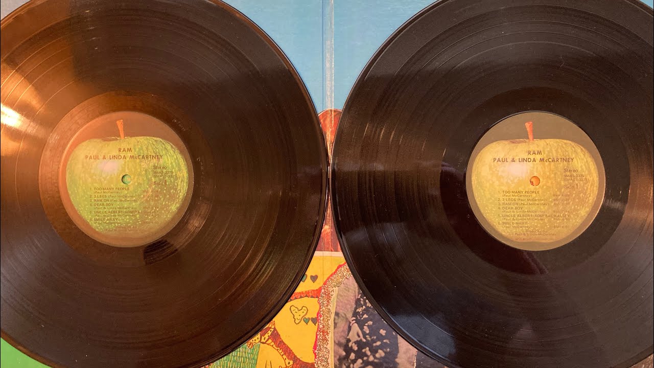 Paul & Linda McCartney “RAM” US Vinyl LPs - YouTube