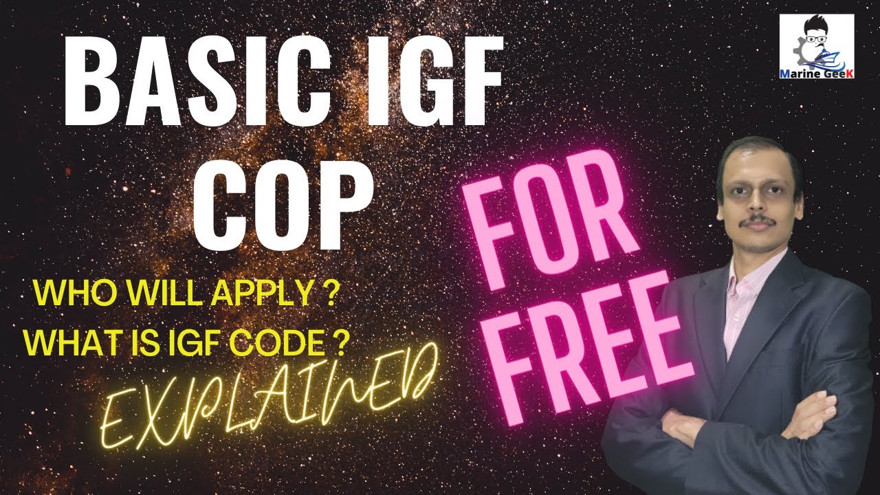 #dgshipping How to Apply for Basic IGF COP for free ? #DCE - YouTube