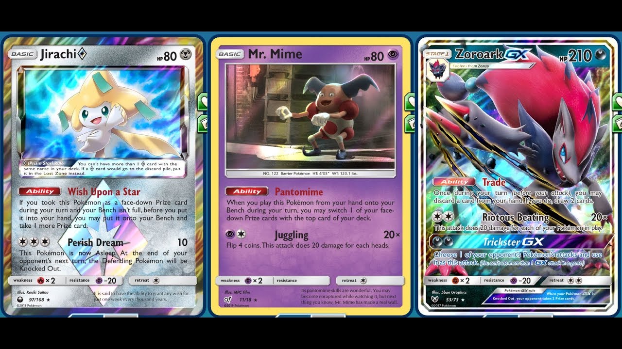 Detective Pikachu MR. MIME Deck, Cheat 1 Extra Prize Card, Faster ...