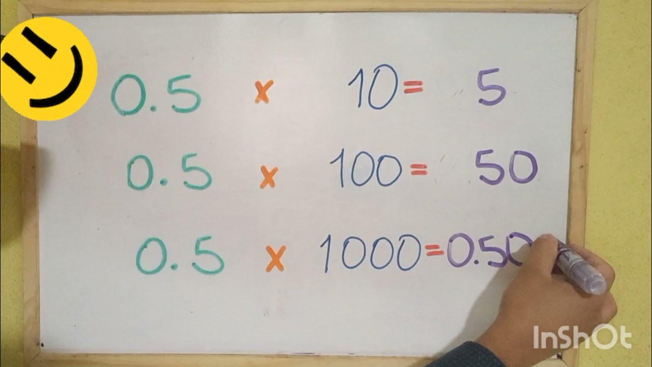 Multiplicación de decimales, x 10, x 100 y x 1000 - YouTube