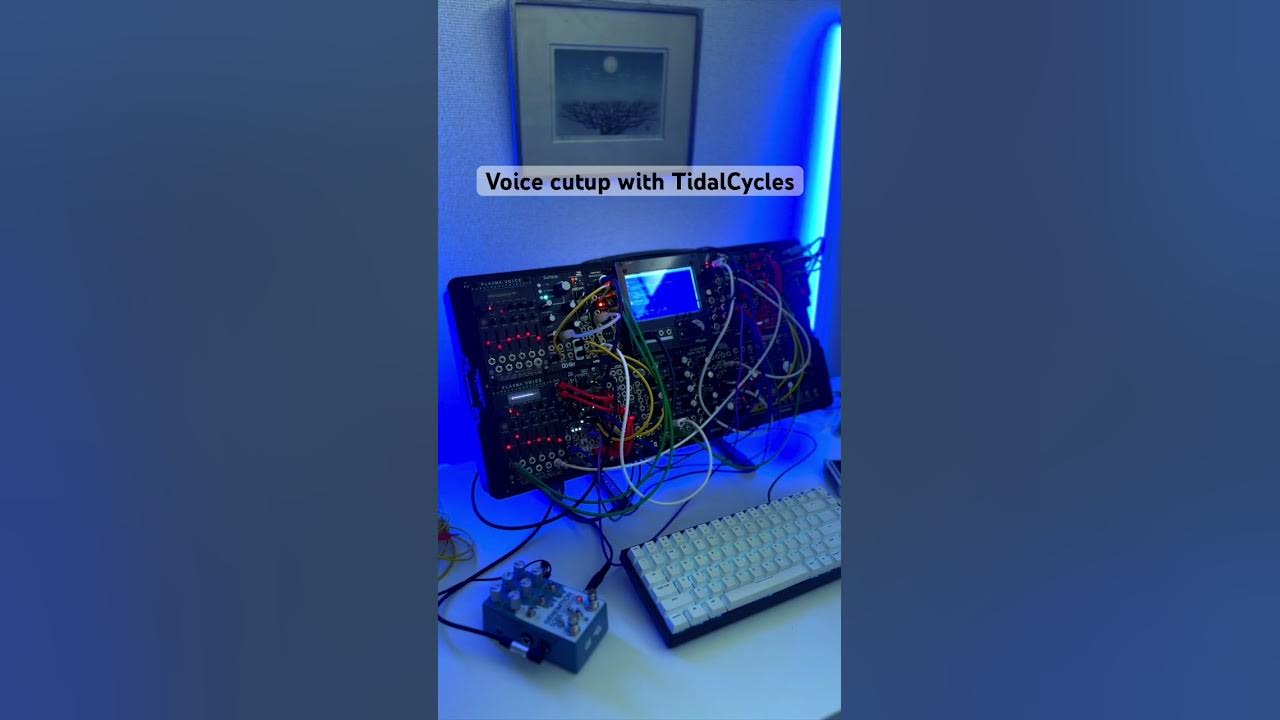 🎙️🎙️voice cutup with TidalCycles🌊🌊 #livecoding #modularsynth - YouTube