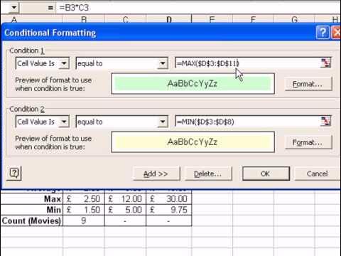 Microsoft Excel Tutorial for Beginners #14 Pt.2 - Conditional Format ...
