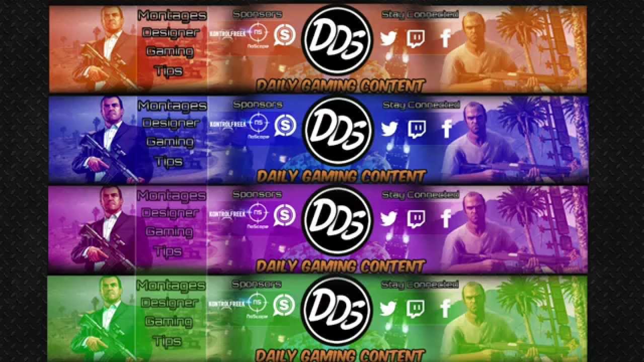 GTA 5: Custom Banner/Channel Art Design (HD) - YouTube