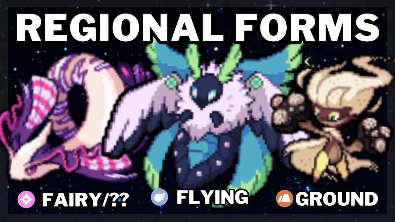 All NEW Regional VARIANTS In POKEMON REJUVINATION! (BEST Pokémon ...