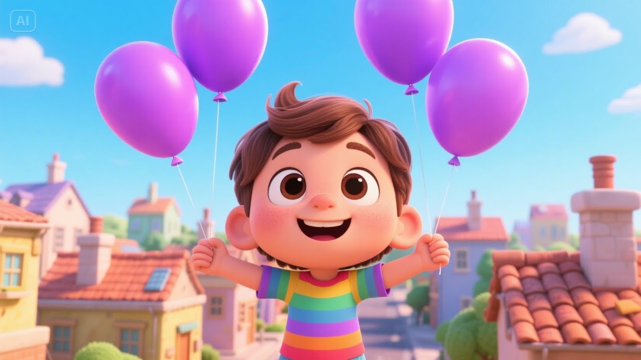 Count the Balloons – 1 to 20 Song | Exciting Counting Song for Kids ...