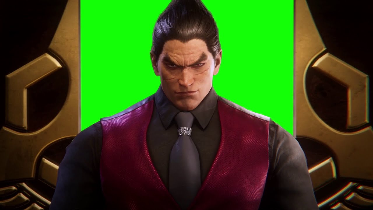 Tekken 8 Kazuya Mishima ending green screen - YouTube