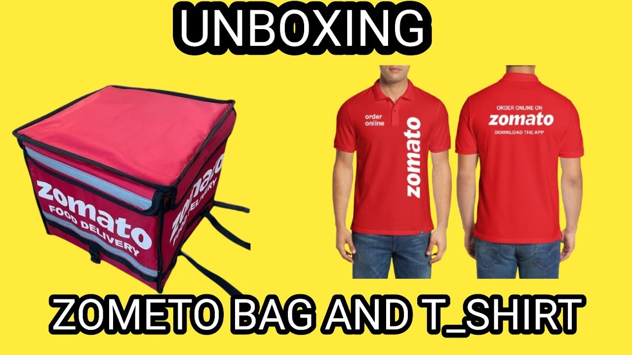 UNBOXING ZOMETO BAG AND T SHIRT - YouTube