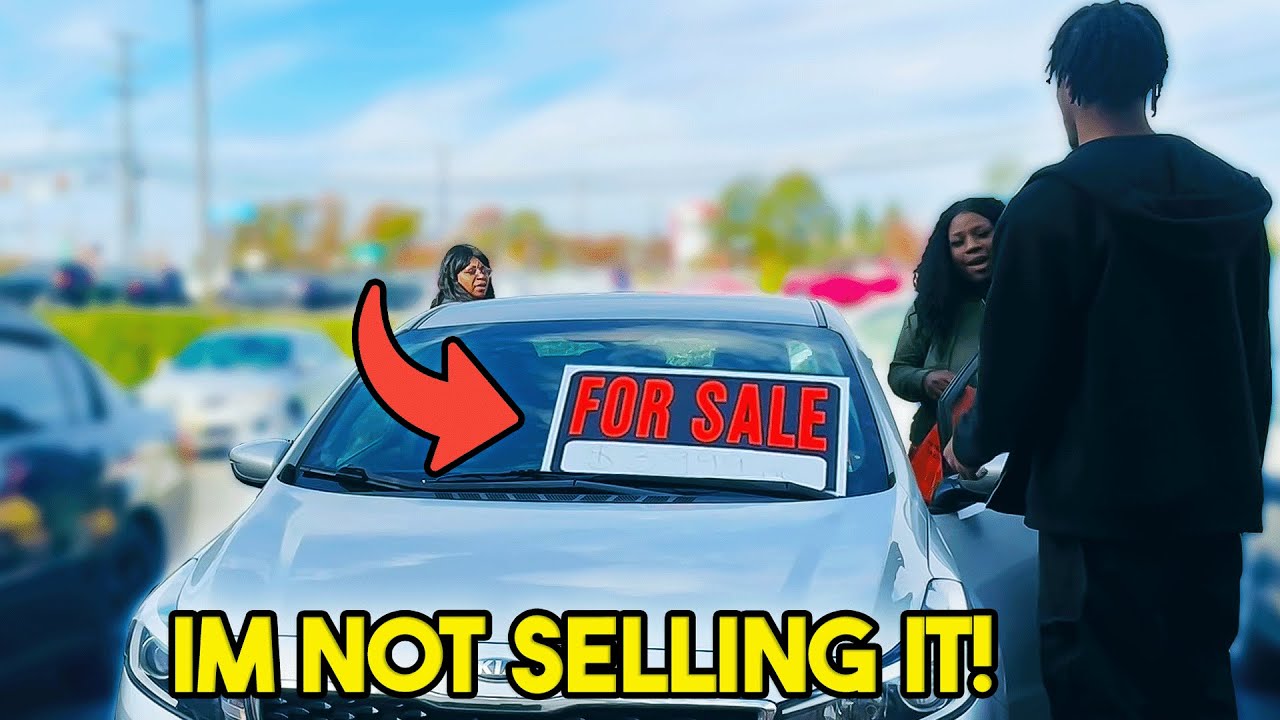 Putting FOR SALE Signs On Random Cars Prank! - YouTube