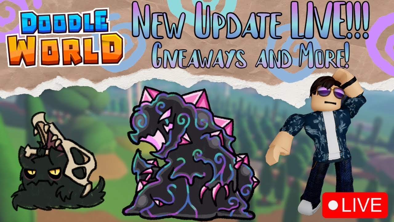 New Update LIVE!!! | Roblox Doodle World - YouTube