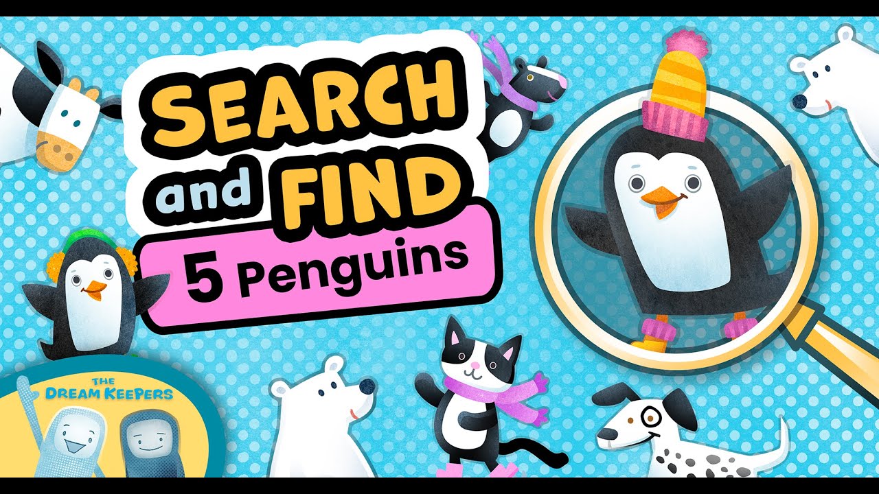Winter Wonderland Hide & Seek! ️ Can You Find All 5 Penguins? - YouTube