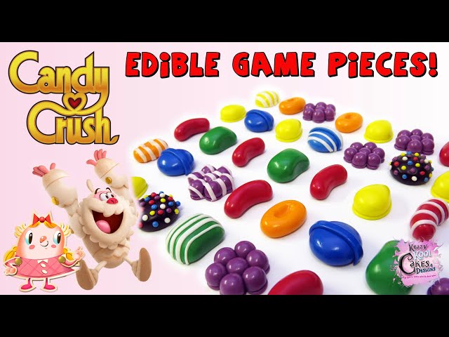Candy Crush Cupcake Toppers