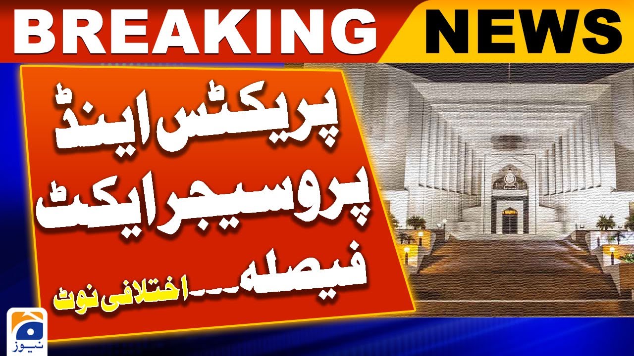 Supreme Court Practice and Procedure Act verdict, dissenting note of ...