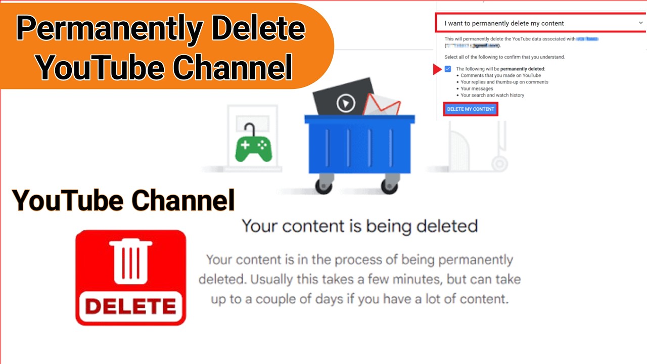 How To Delete YouTube Channel Permanently 2025 | Youtube Channel Delete ...