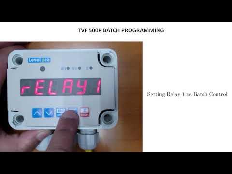 How to Program the Batching Function on a Flow Display - YouTube