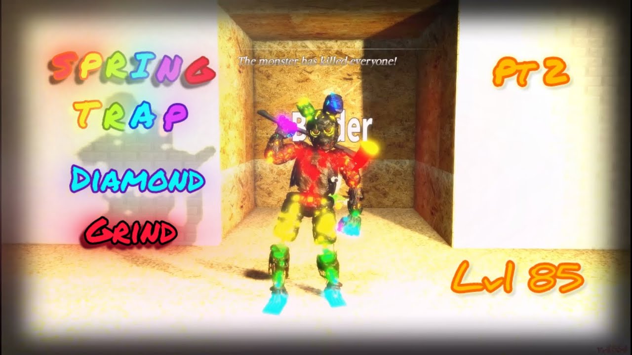 Springtrap diamond grind pt 2 level 85 | Roblox Pillar Chase 2 - YouTube