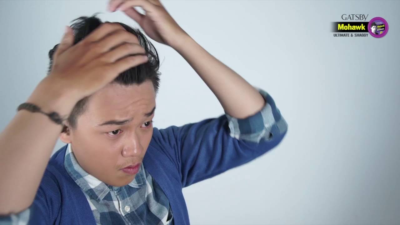 GATSBY TUTORIAL MOHAWK STYLE - YouTube