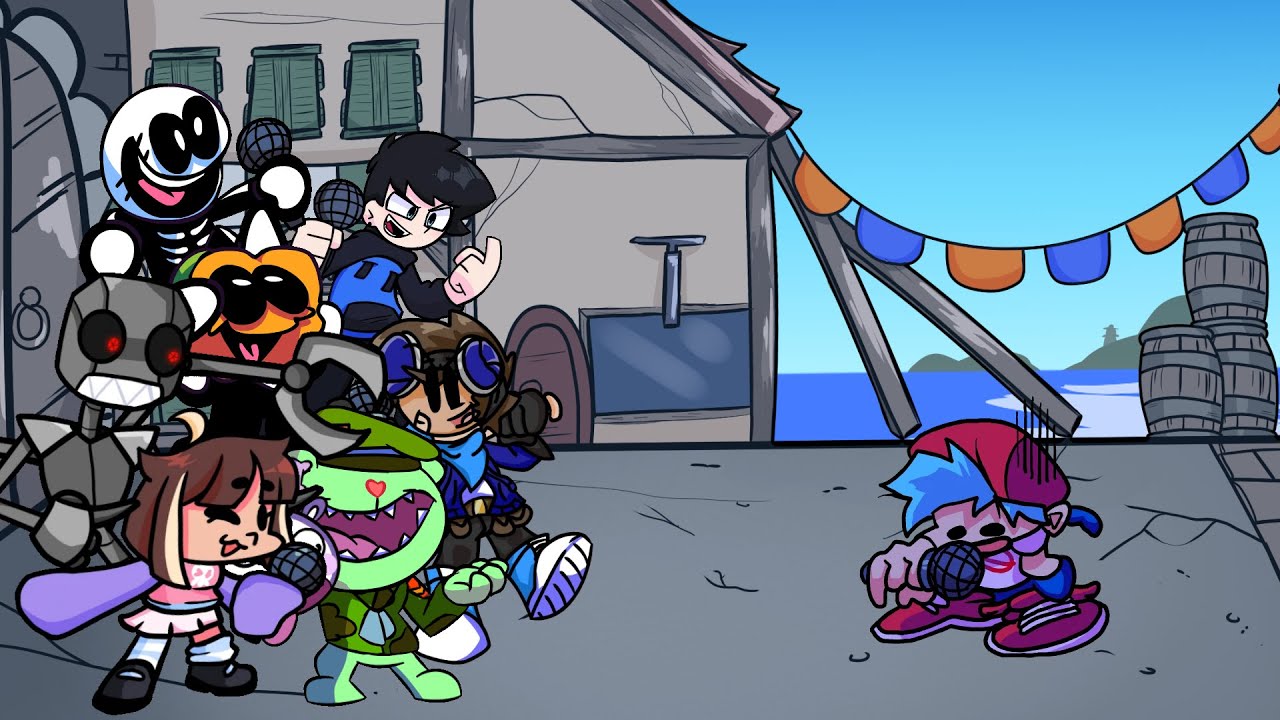 FNF - Ray but every turn another character sings it (Ray but everyone ...