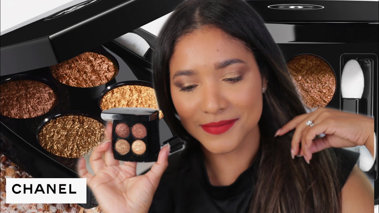 New Chanel Les 4 Ombre Tweed Cuivre | Demo , Swatches and Comparissons ...