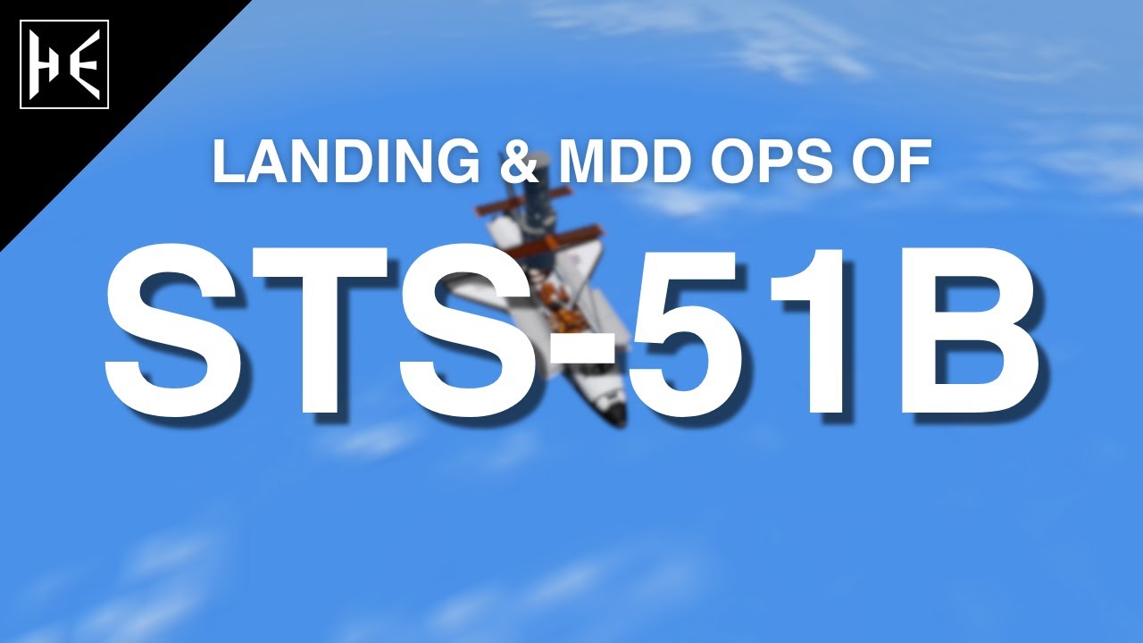 Landing Operations of STS-51B | Roblox NASA - YouTube